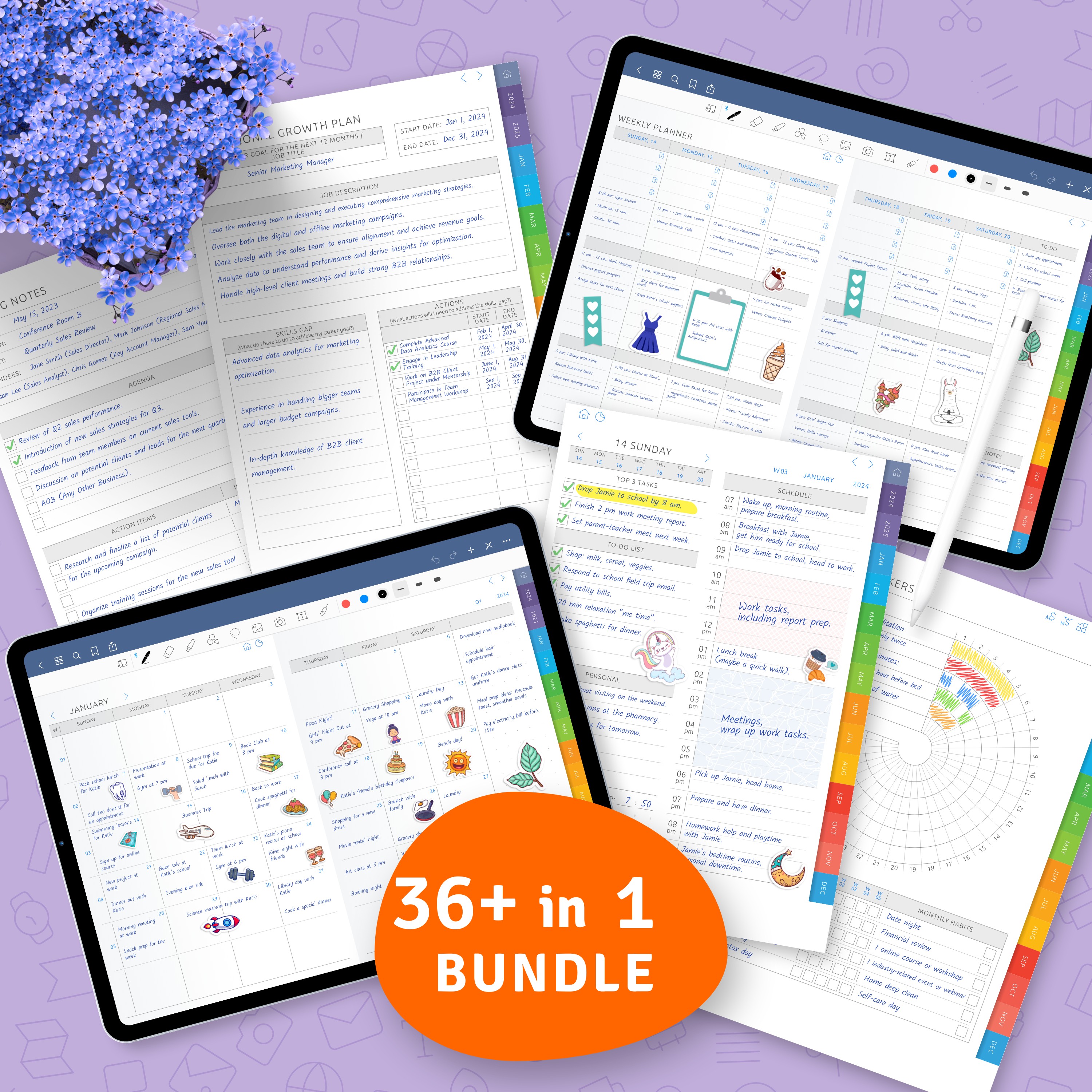 All in One Planners Pack for Goodnotes - download for your device ...