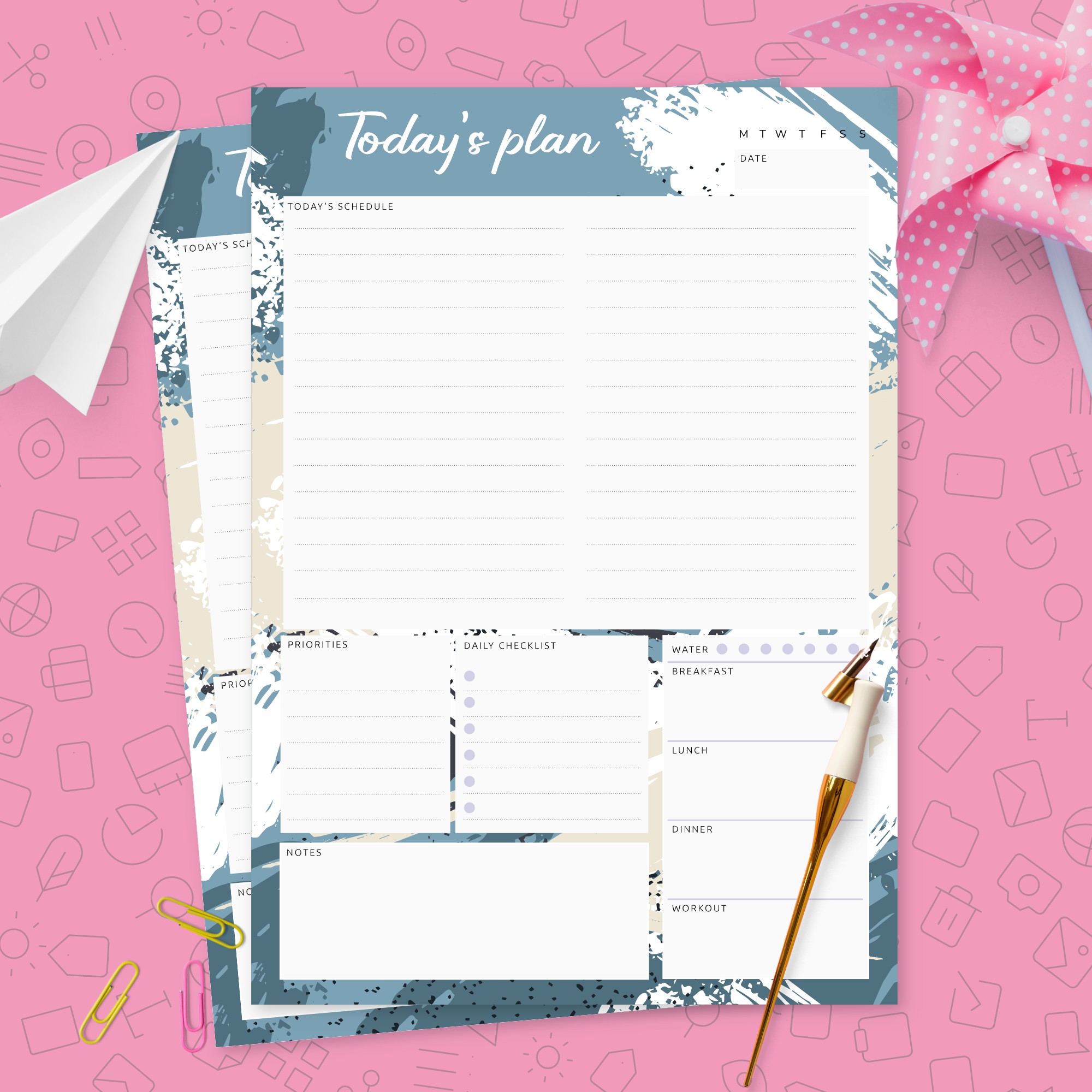 Daily Schedule Template Template - Printable PDF