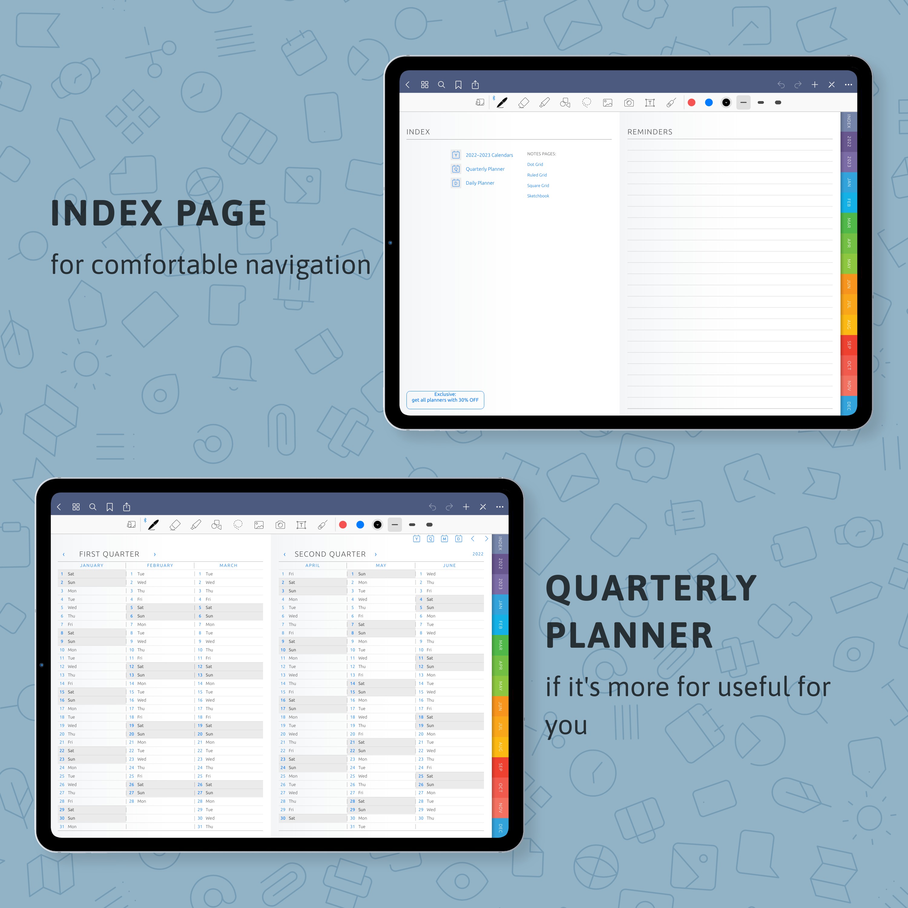 Download 2025 - 2026 Daily Journal for iPad, and Android tablets