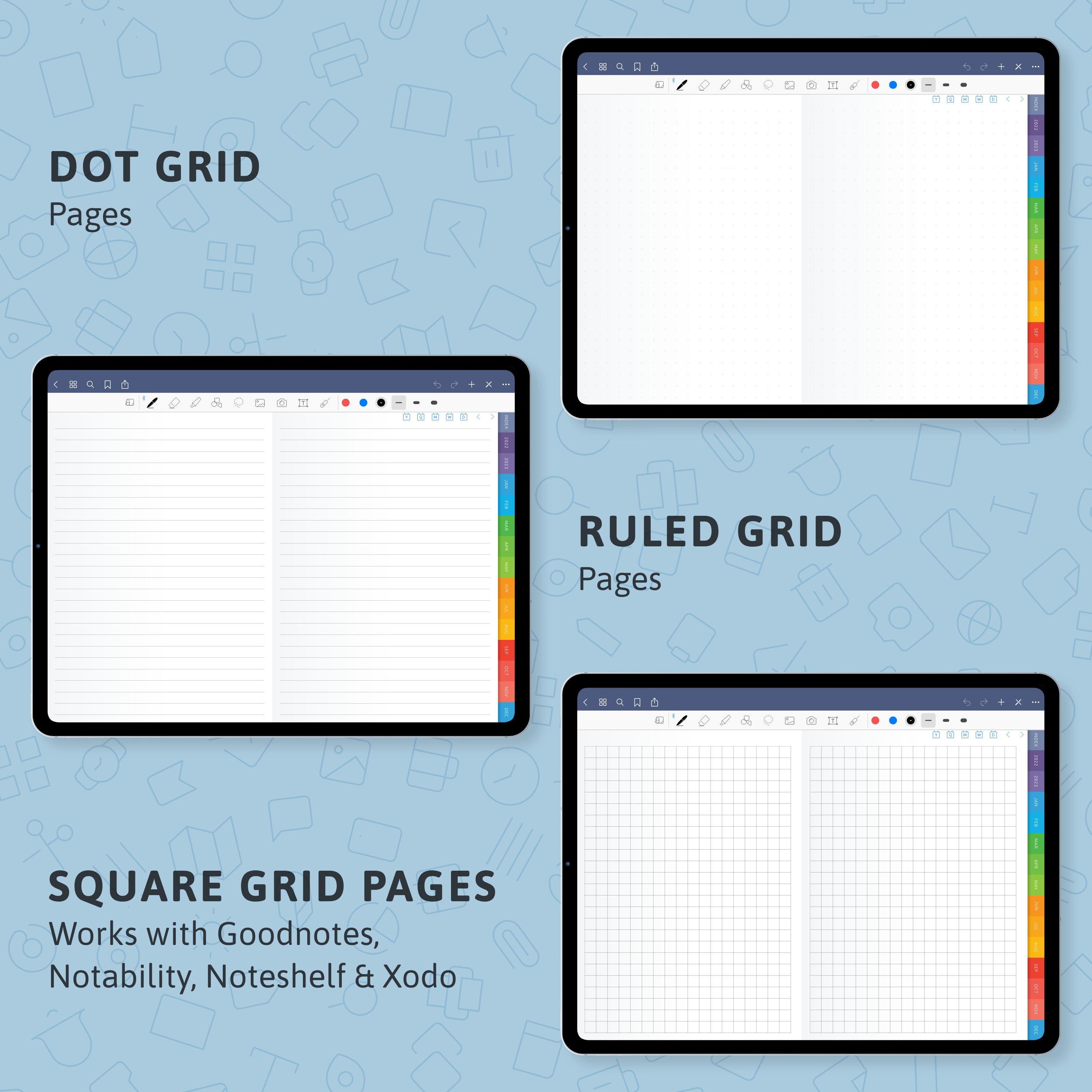 Digital Project Planner for handwriting apps - download for your device ...