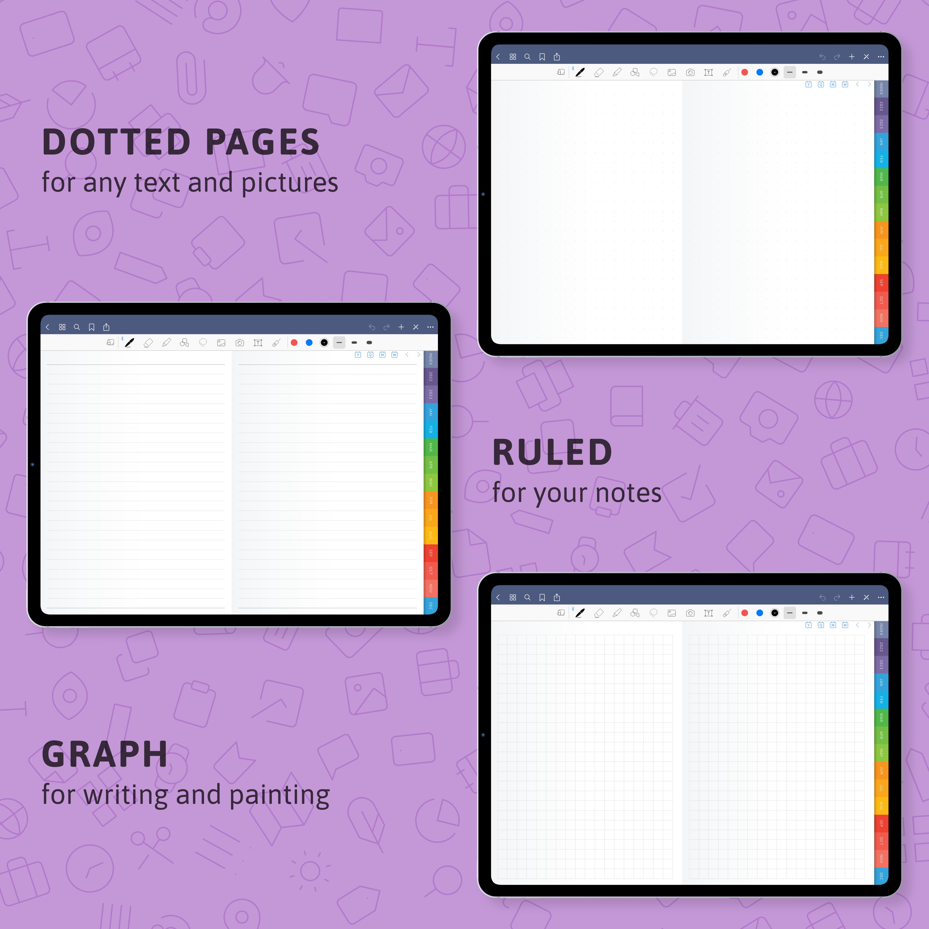 Digital Weekly Journal for handwriting apps - download for your device ...