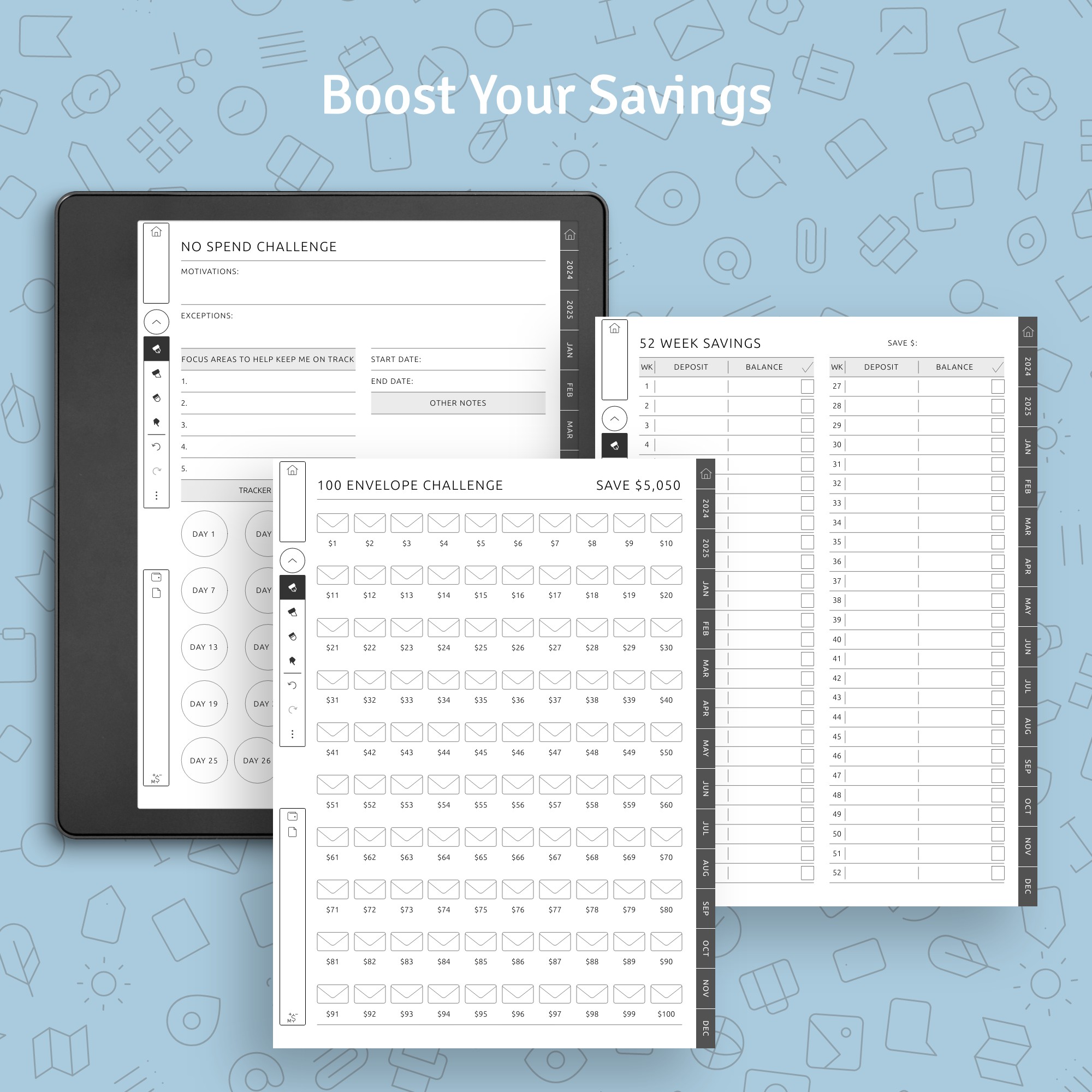 Download Kindle Scribe Budget Planner PDF