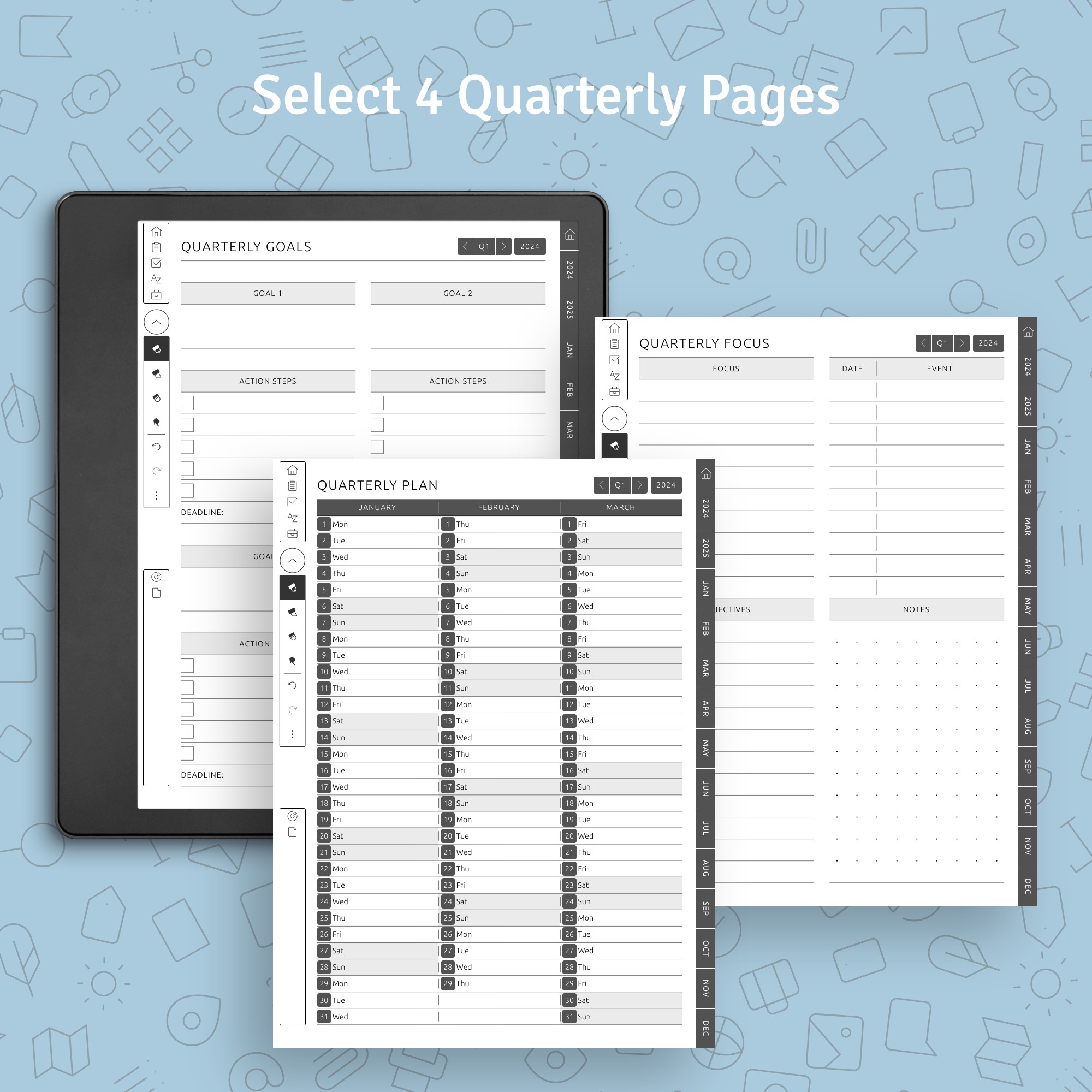 Download Kindle Scribe Meeting Notes Planner