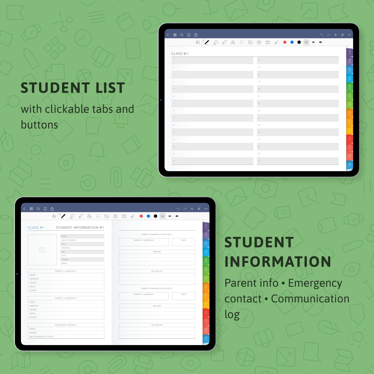 Digital Study Timetable Template for: GoodNotes; Notability; iPad; Android Digital Study Timetable Template for: GoodNotes; Notability; iPad; Android