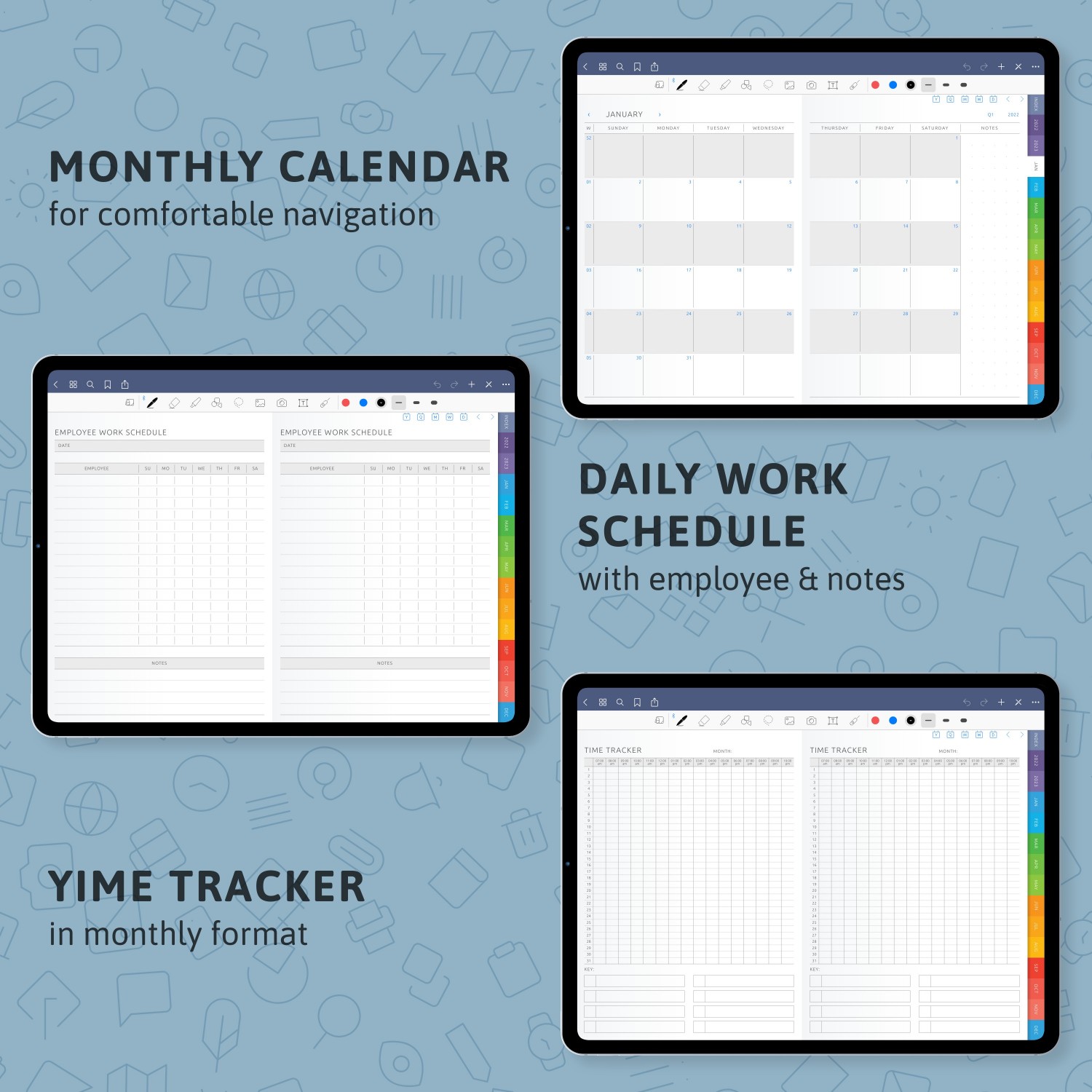 Digital Work Planner for handwriting apps - download for your device ...