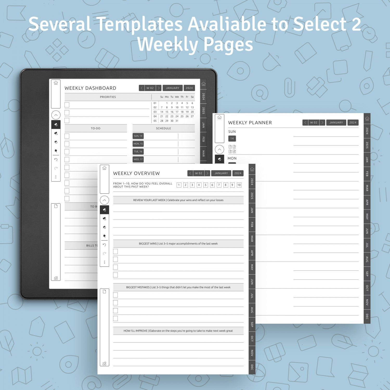 Download Customizable Kindle Scribe Diary