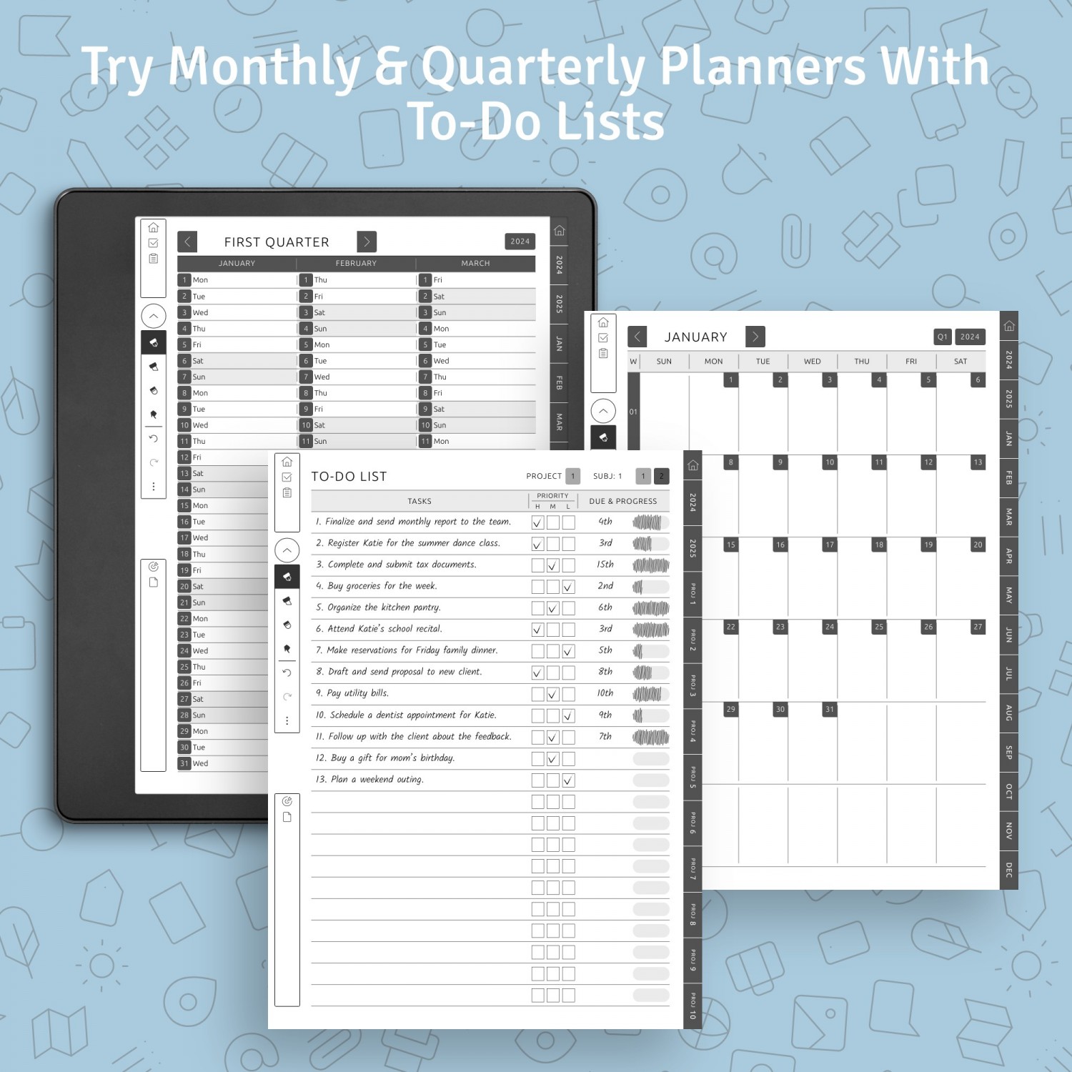 Download Customizable Kindle Scribe To-Do List