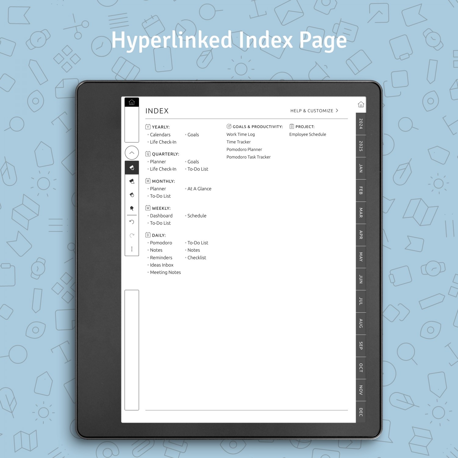 Download Kindle Scribe Business Meeting Notes Planner