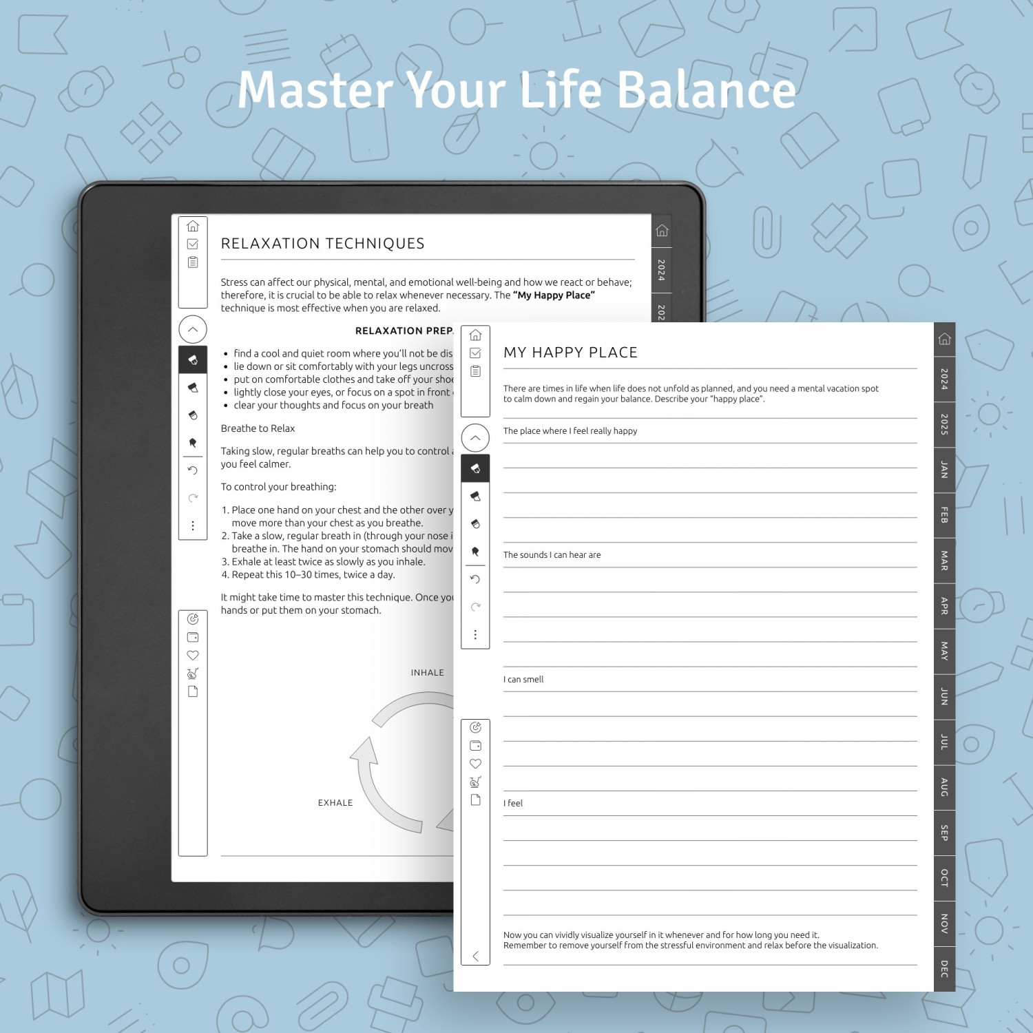 Download Customizable Kindle Scribe Ultimate Planner