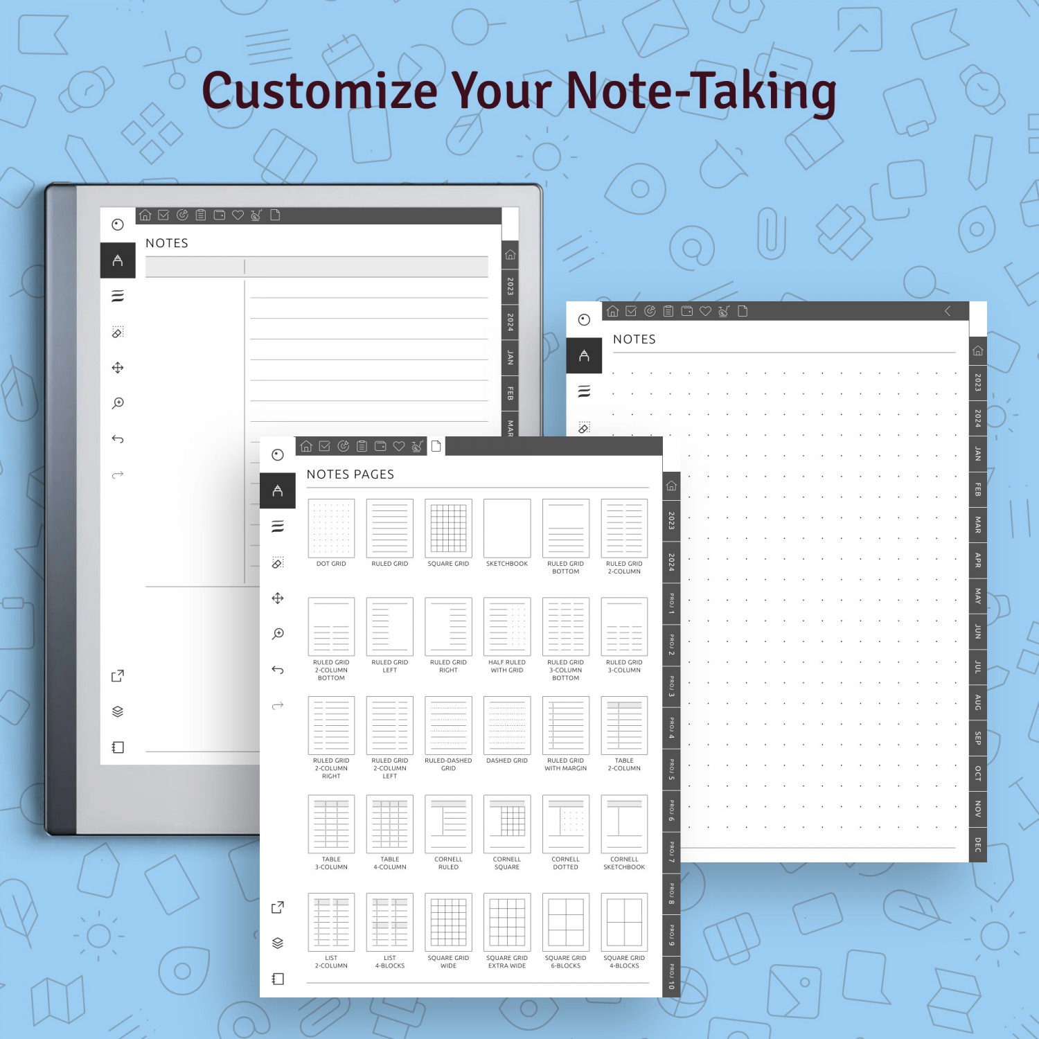 Download 2025 - 2026 reMarkable Daily Planner Hyperlinked PDF