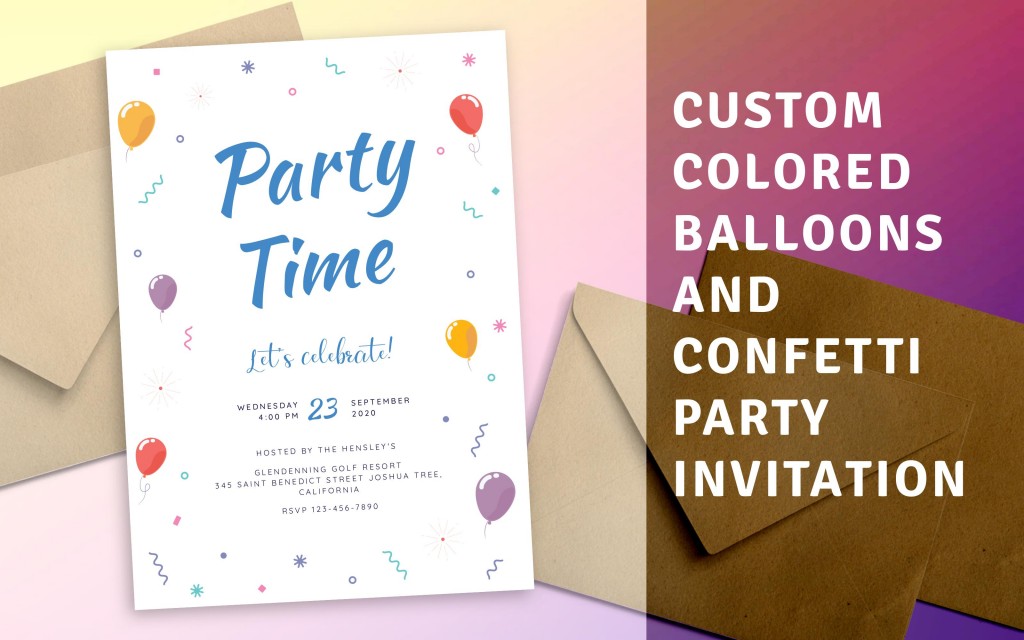 Custom Invitations - Create Personalized Invitaition Cards