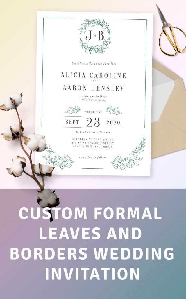 Formal Invitation Borders
