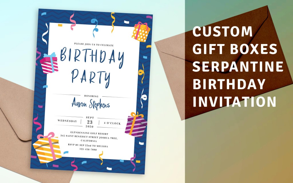 Custom Invitations - Create Personalized Invitaition Cards